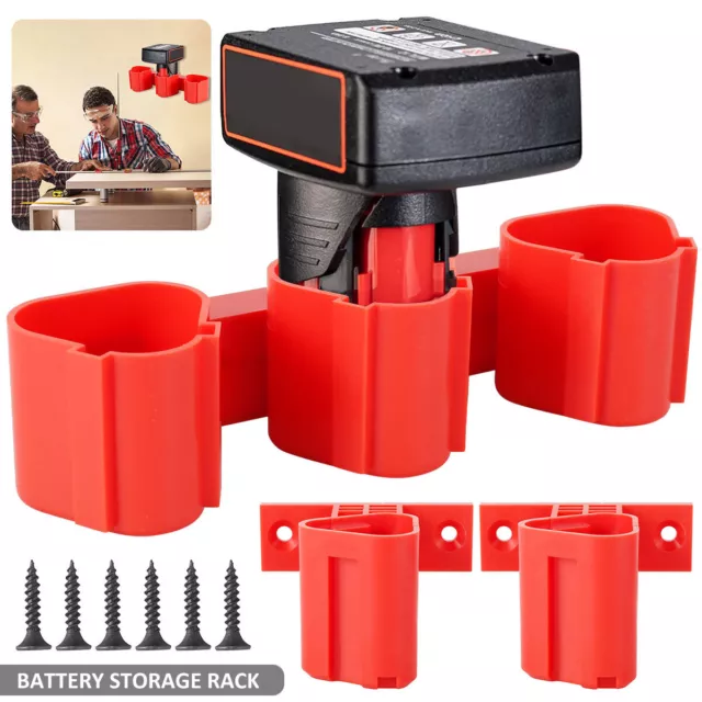 BATTERY HOLDER BATTERY Storage Fixed Bracket Reusable Li-ion Battery ...