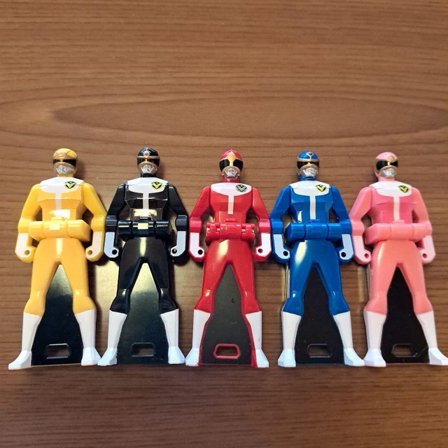 POWER RANGERS SUPER Megaforce Gokaiger Ranger Key Goggle Five 5p Set ...