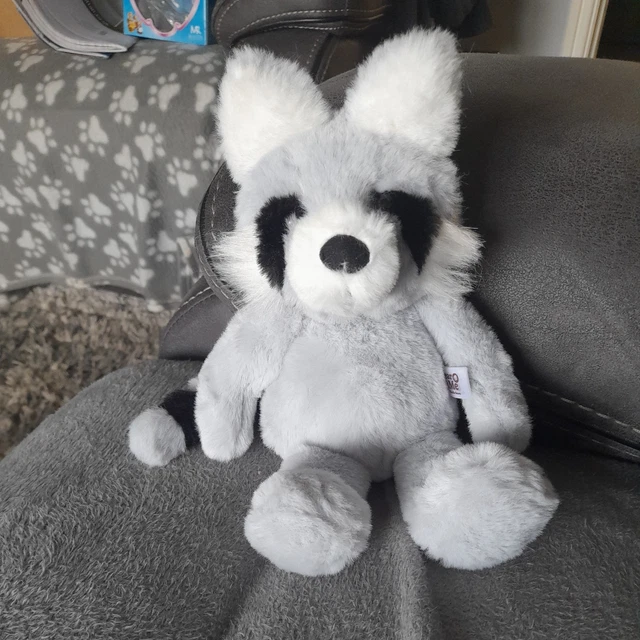 CHARLIE BEARS BEAR and Me RILEY RACCOON - Grey Medium Sitting BNWT £7. ...