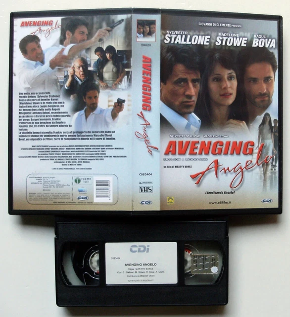 VHS AVENGING ANGELO (2002) Sylvester Stallone -Madeleine Stowe -Cdi -Ex ...