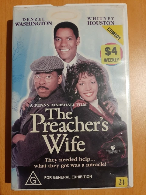THE PREACHER'S WIFE - 1996 VHS Movie - Denzel Washington (BigBox EX ...