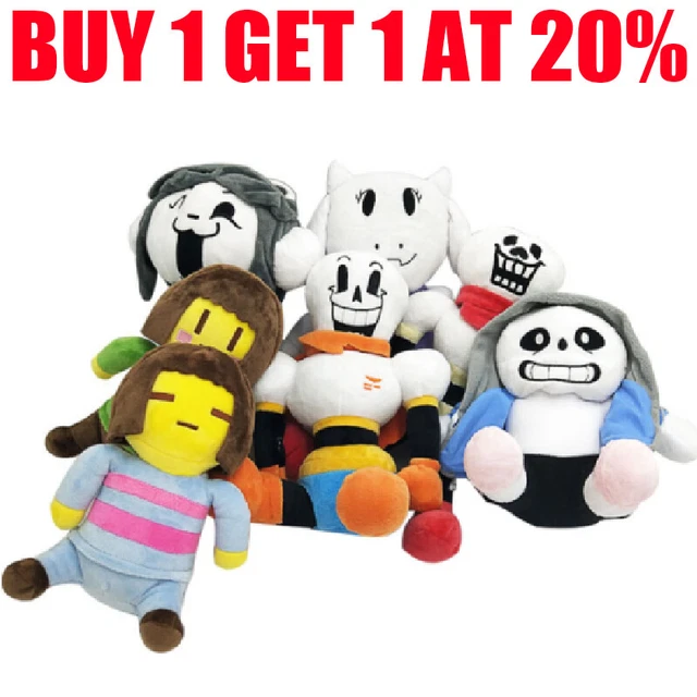 ANIME GAME UNDERTALE Plush Toy Sans Asriel Toriel Stuffed Animals Doll ...