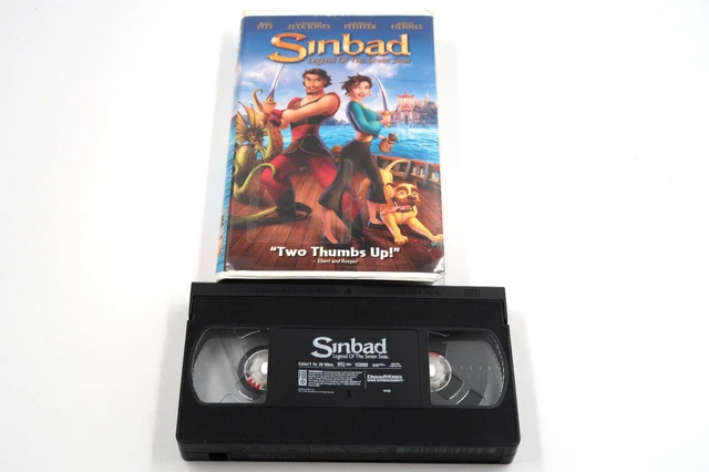 SINBAD LEGEND OF The Seven Seas VHS Dreamworks 2003 VGC V30 $7.00 ...