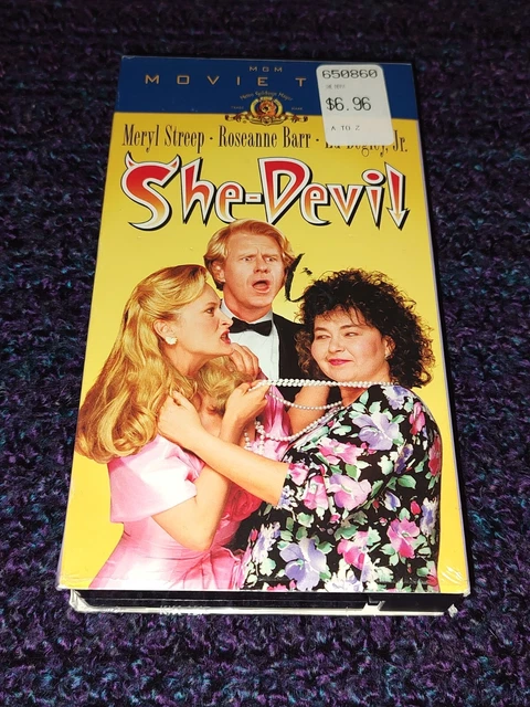 SHE DEVIL VHS Meryl Streep Rosanne Cult Classic Dark Comedy MGM Movie Time £8.26 - PicClick UK