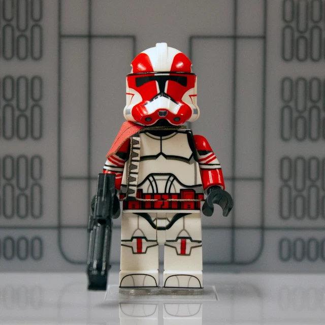REPUBLIC CLONE CAPTAIN Grey Red - Clone Army Customs £32.95 - PicClick UK