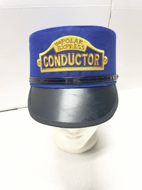 THE POLAR EXPRESS Conductor's Hat Holiday Train Cap Dress Up Costume ...