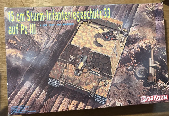 DRAGON 1:35 15CM Sturm-Infateriegeschütz 33 No. 6042 EUR 30,00 ...