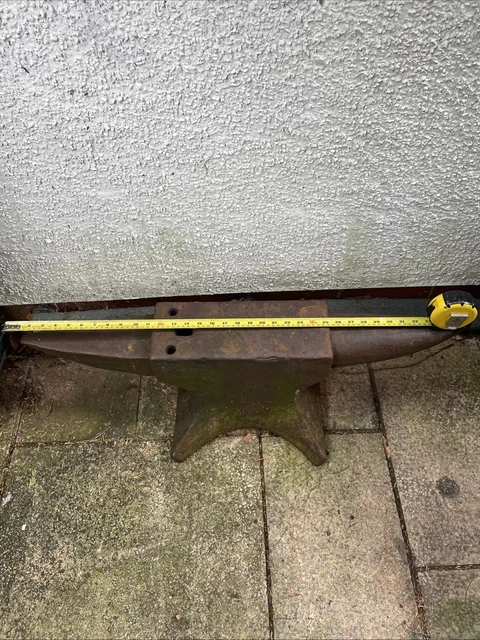 ANTIQUE HEAVY OLD Cast Iron Blacksmiths Metal Working Anvil £117.08 ...