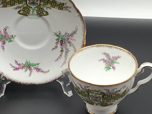 BEAUTIFUL ROYAL STAFFORD Bone China Tartan Series Royal Stuart Teacup ...