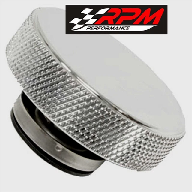 RADIATOR CAP 16 lb Universal Chrome Billet Aluminum Chevy Ford Mopar ...