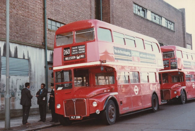 LONDON BUS PHOTO - RM289 (AC) route 260 £0.75 - PicClick UK