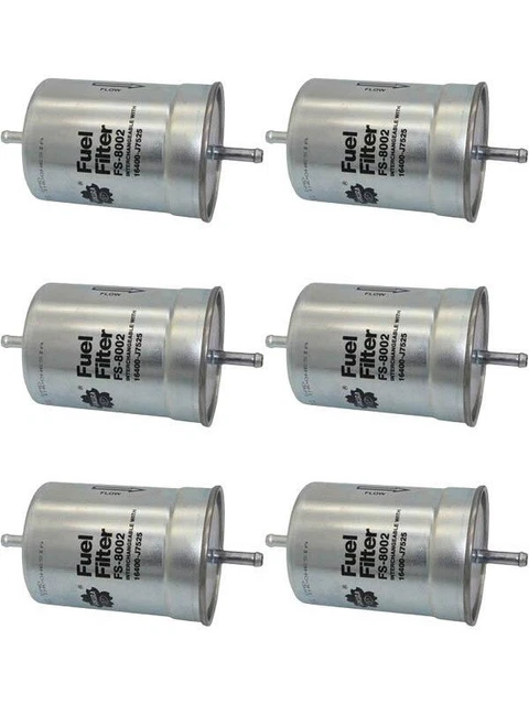 6 X SAKURA In-Line Fuel Filter FS-8002 fits Holden Commodore 3.8 VN i ...