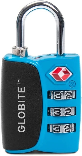 GLOBITE TSA COMBINATION Lock 1Pk, Blue $37.99 - PicClick AU
