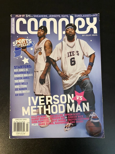 COMPLEX MAGAZINE SPORTS Issue June/July 2003 Allen Iverson Vs Method ...