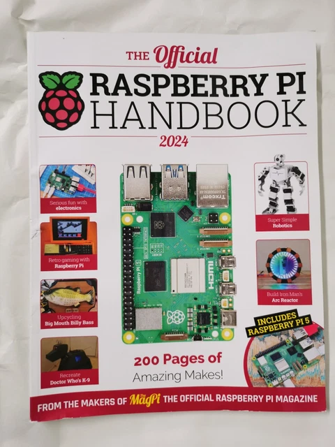 THE OFFICIAL RASPBERRY Pi Handbook 2024 £15.95 - PicClick UK