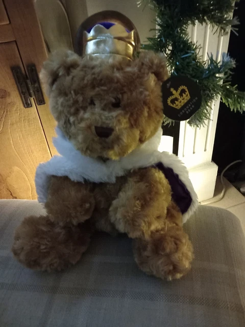 CORONATION TEDDY BEAR: King Charles III Commemorative. (from WHSmith ...