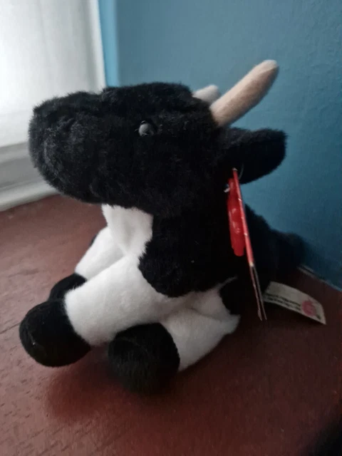 BULL COW TEDDY cows soft toys farm animals plush toy animal teddies ...