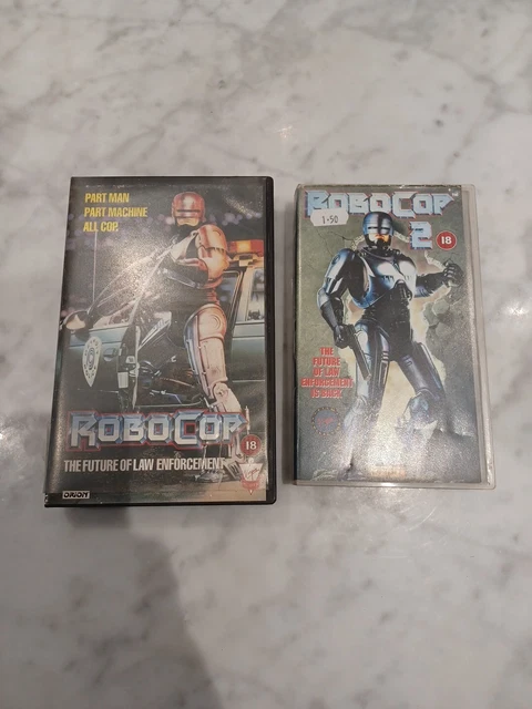 ROBOCOP (1988) VIRGIN/ORION BIG BOX Ex-Rental PAL VHS Video Cassette ...