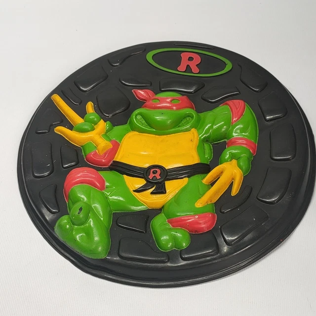RARE VINTAGE 90S Hasbro Teenage Mutant Ninja Turtles TMNT Raphael Disc ...