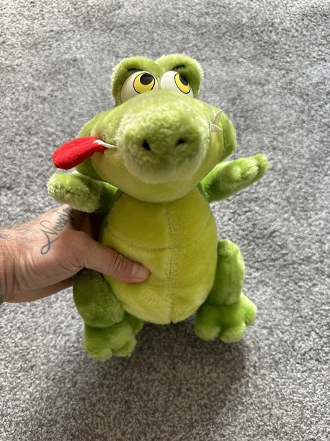 DISNEY ALLIGATOR TICK Tock Croc Plush 11 Inch Peter Pan Crocodile ...