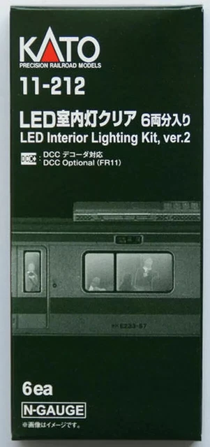 KATO 11-212 LED Interior Lighting Kit (Ver. 2) 6 pcs. replace 11-210 (N ...