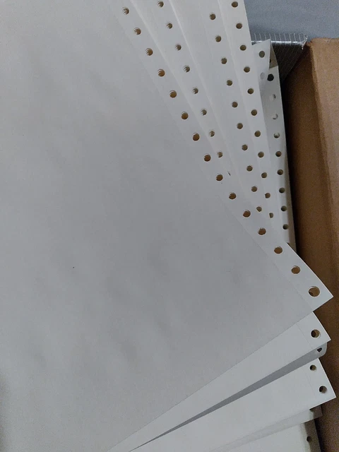 CONTINUOUS DOT MATRIX Vintage Watermark Printer Paper 25 Sheets Ivory 8 5 X 11 5 00 PicClick continuous-dot-matrix-vintage-watermark-printer-paper-25-sheets-ivory-8-5-x-11-5-00-picclick