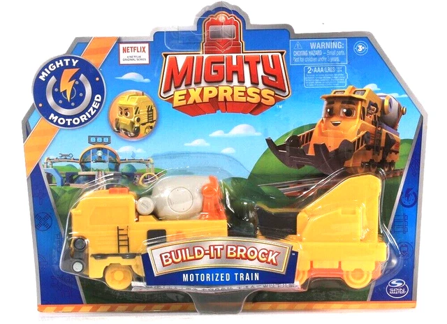 SPIN MASTER NETFLIX Original Mighty Express Build It Brock Motorized ...