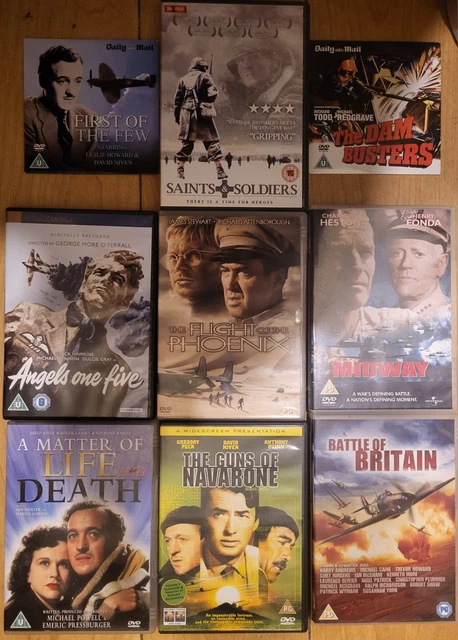9 X BUNDLE Dvd-Angels One Five Dvd 50S Restored-Midway- The Flight Of ...