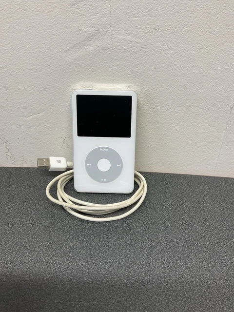 APPLE IPOD CLASSIC Video 5th Gen – 80GB– White A1136 Model MA448ZP £100 ...
