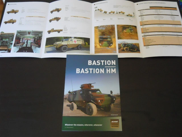 RENAULT TRUCK DÉFENSE ACMAT BASTION véhicule militaire brochure ...