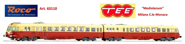 ROCO 63110 FS Set Automotore Diesel ALn 448 201+ALn 442 201 BREDA TEE ...