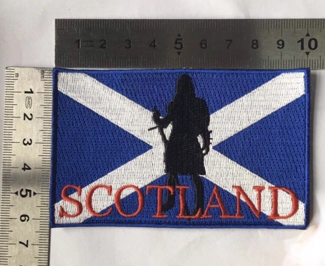 SCOTLAND EMBROIDED PATCH badge 3” Sew On Rangers Scottish Braveheart ...
