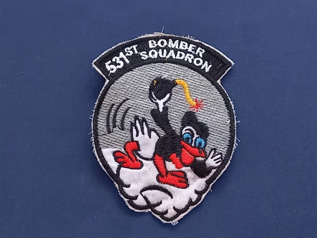 USAF 531ST BOMBER SQUADRON DONALD DUCK VIETNAM WAR ERA CLOTH BADGE ...