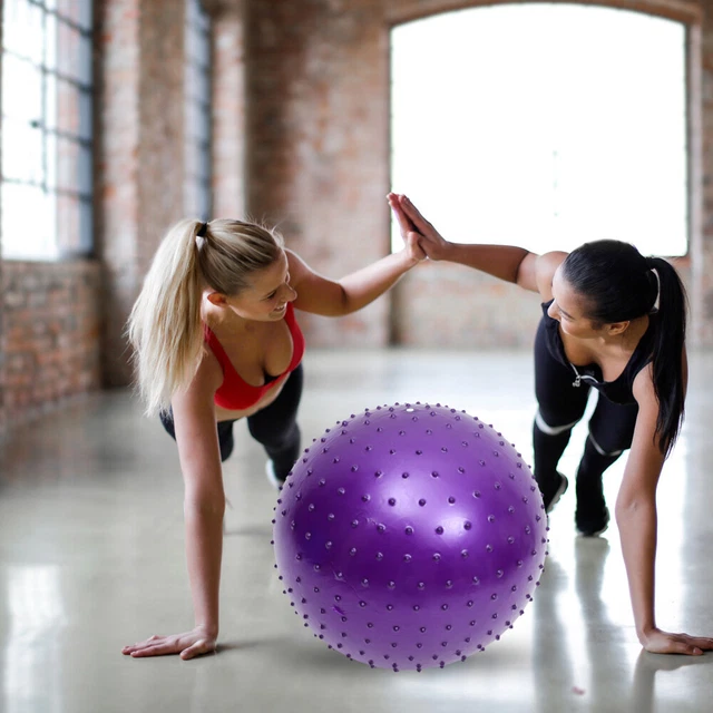 BALL WITH TACTILE Spikes Wilbarger Method Thorn Yoga Massage Profession ...