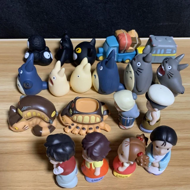 STUDIO GHIBLI FIGURE lot set 19 finger puppet My Neighbor Totoro ...