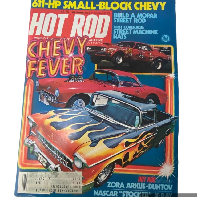 HOT ROD SEPTEMBER 1978 Gremlin Street Freak Macho Z28 Star Trek Street ...