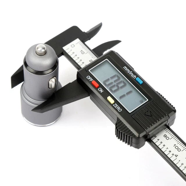 CALIPER DIGITALE LED Vernier 6" 150mm Regolatore Elettronico Gauge USA ...