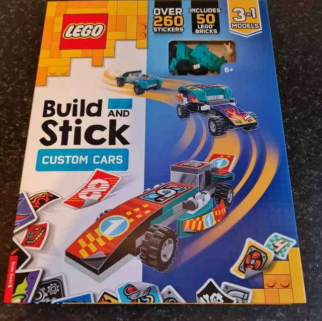 LEGO BUILD AND Stick: Custom Cars Includes LEGO & Over 260 Stickers 3 ...