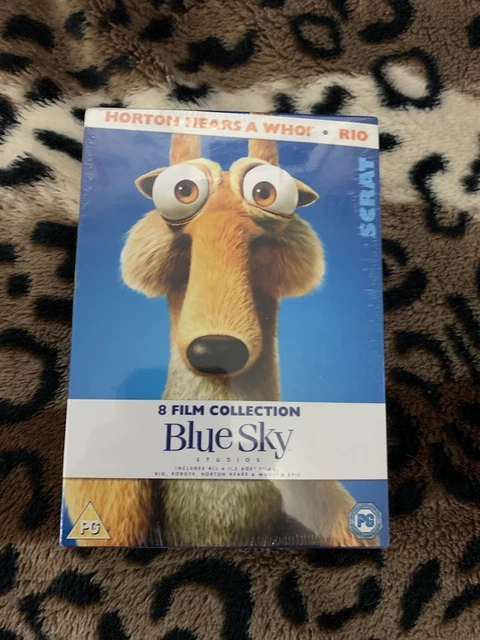 BLUE SKY STUDIOS 8 film collection.dvd epic,horton,rio,robots,ice age 1 ...