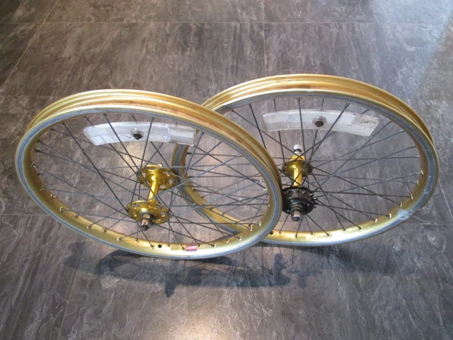 ARAYA AERO BMX Wheels Old School Bmx Araya Aero Wheels Gold Vintage Bmx ...