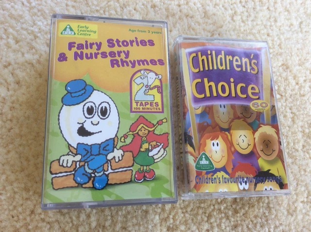 VINTAGE EARLY LEARNING Centre Cassette Tapes Children’s Songs & Fairy ...