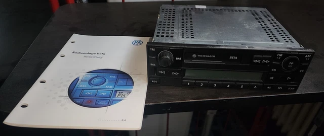 VW VOLKSWAGEN RADIO Kassettenradio Beta V 1J0035152E EUR 40,00 ...