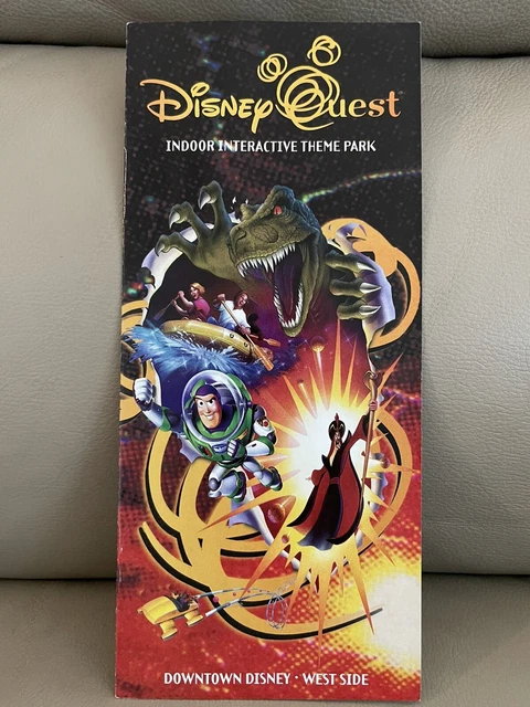 VINTAGE DISNEYQUEST GUIDE Brochure Walt Disney World Advertisement £11. ...