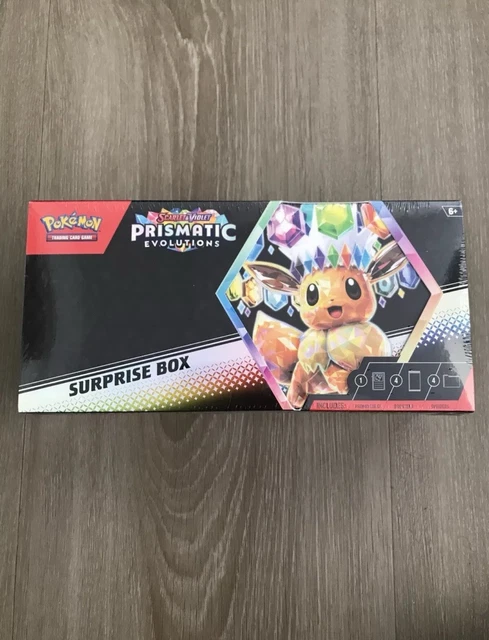 POKÉMON TCG: SCARLET & Violet-Prismatic Evolutions Surprise Box EUR 58,29 - PicClick IT
