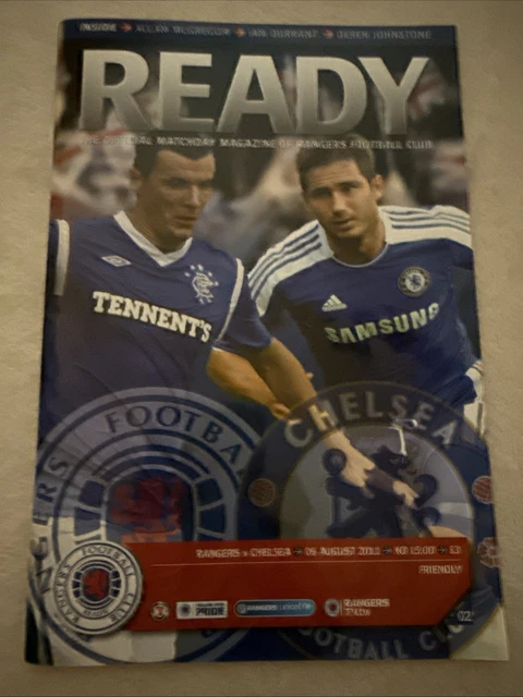 THE OFFICIAL MATCH Day Magazine Programme Ranger V Chelsea 6 Aug 2011 £ ...