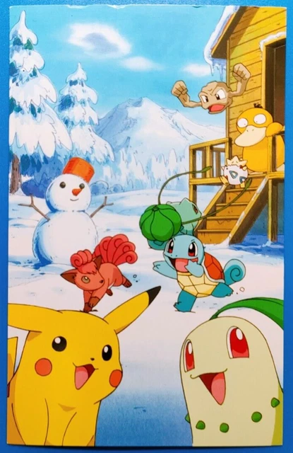 JAPANESE POKEMON MOVIE Post Card / Pikachu Togepi Psyduck 0428 $1.04 ...