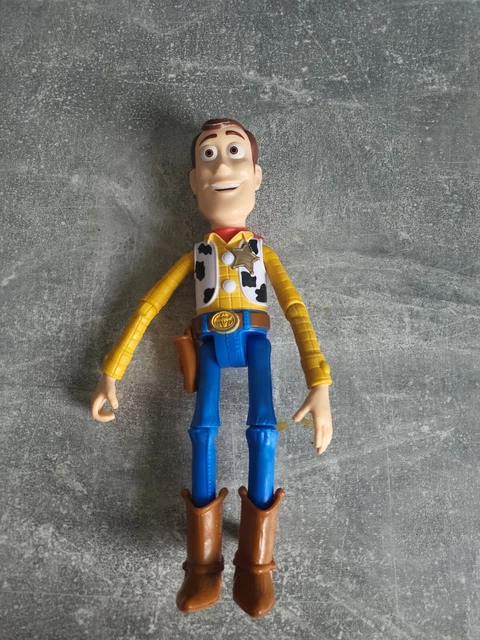 DISNEY PIXAR 9” Toy Story Posable Woody Action Figure Working Sound ...