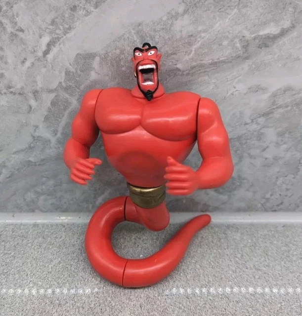 DISNEY MATTEL RED Genie Evil Jafar Aladdin Figure 1993 Vintage RARE £19 ...