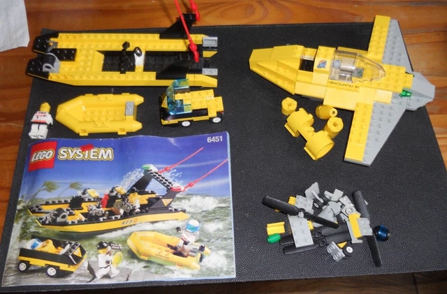 LEGO 6451 LE Navire De Sauvetage + Star Wars 7141 - 1 Naboo Fighter ...