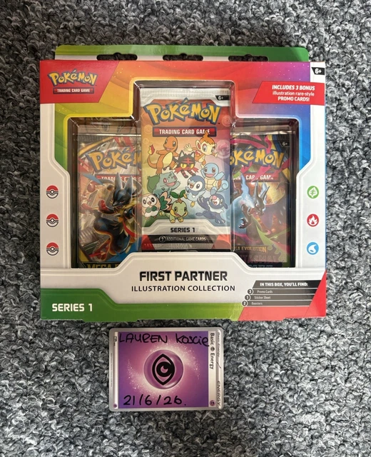 POKÉMON FIRST PARTNER Illustration Collection Series 1 (see description ...